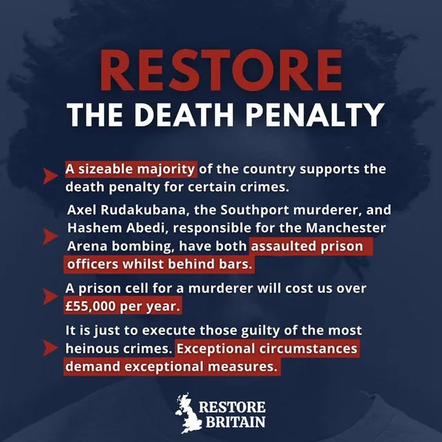 Restore Britain: The First Policies of Restore Britain the Political ...