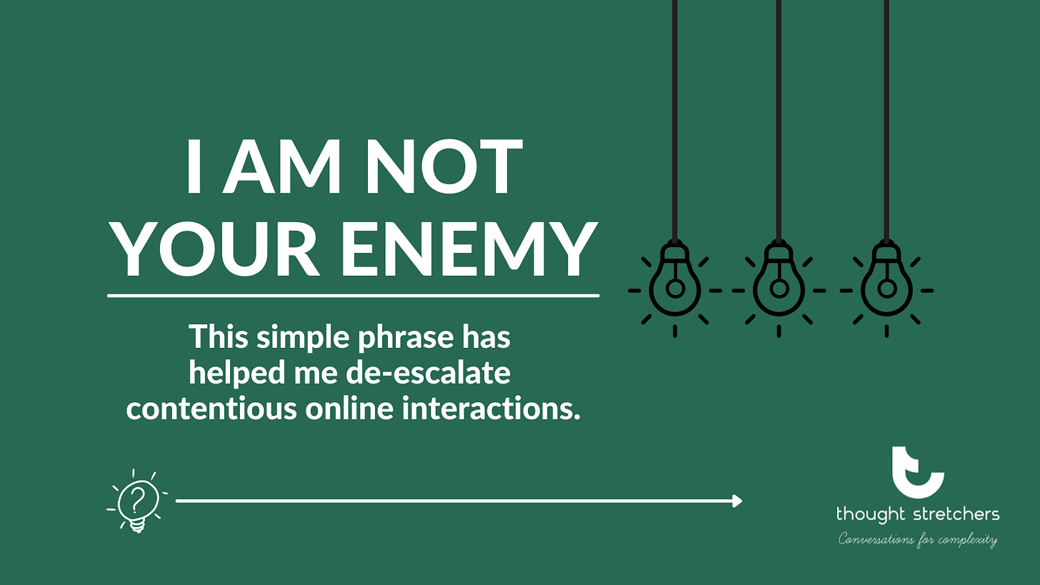 don t interrupt your enemy