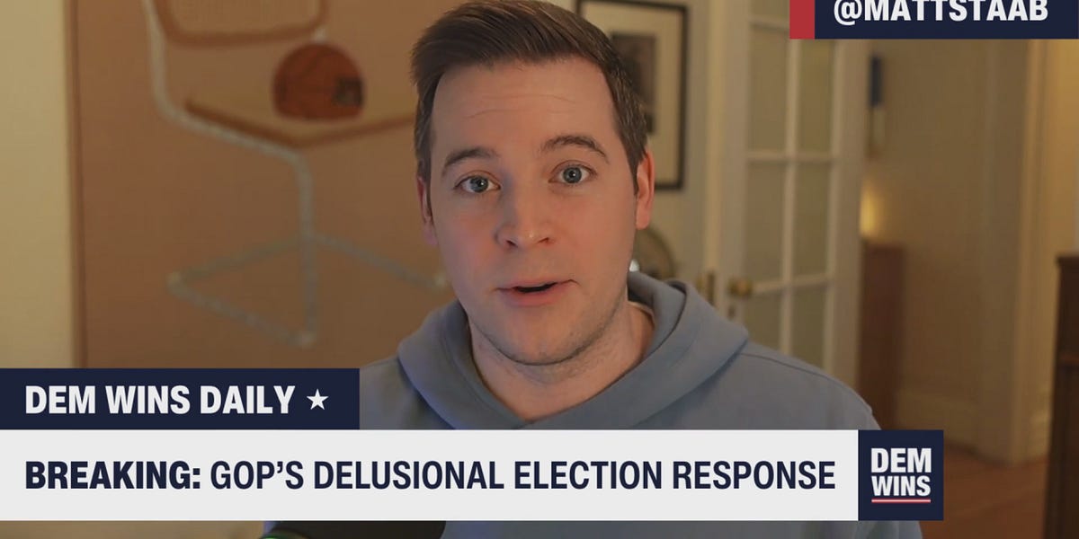 The GOP Response to This Week's Blue Wave Has Been Delusional