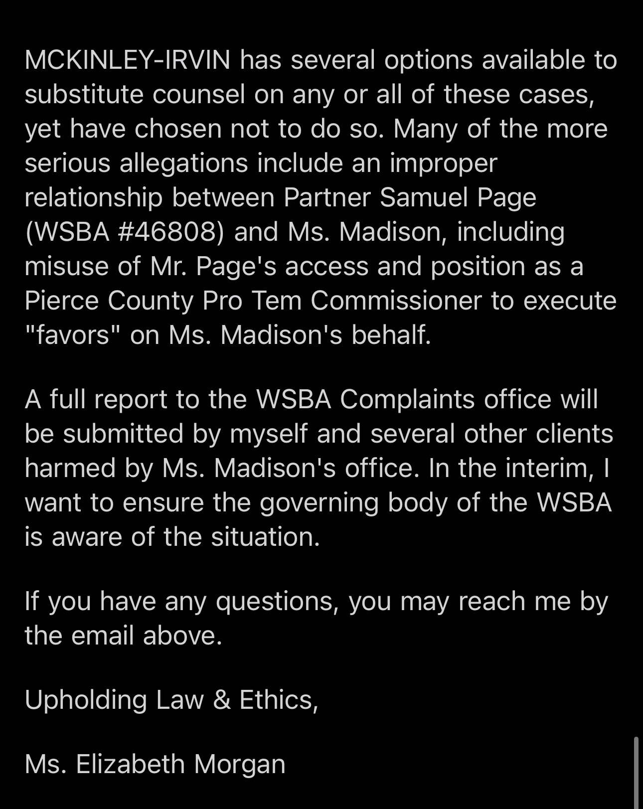 DAY 586 - INTRODUCING THE SEVENTEEN WASHINGTON STATE BAR ASSOCIATION ...
