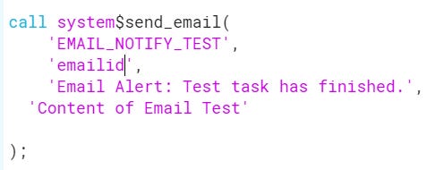 Snowflake Email Notifications - Finally!!!