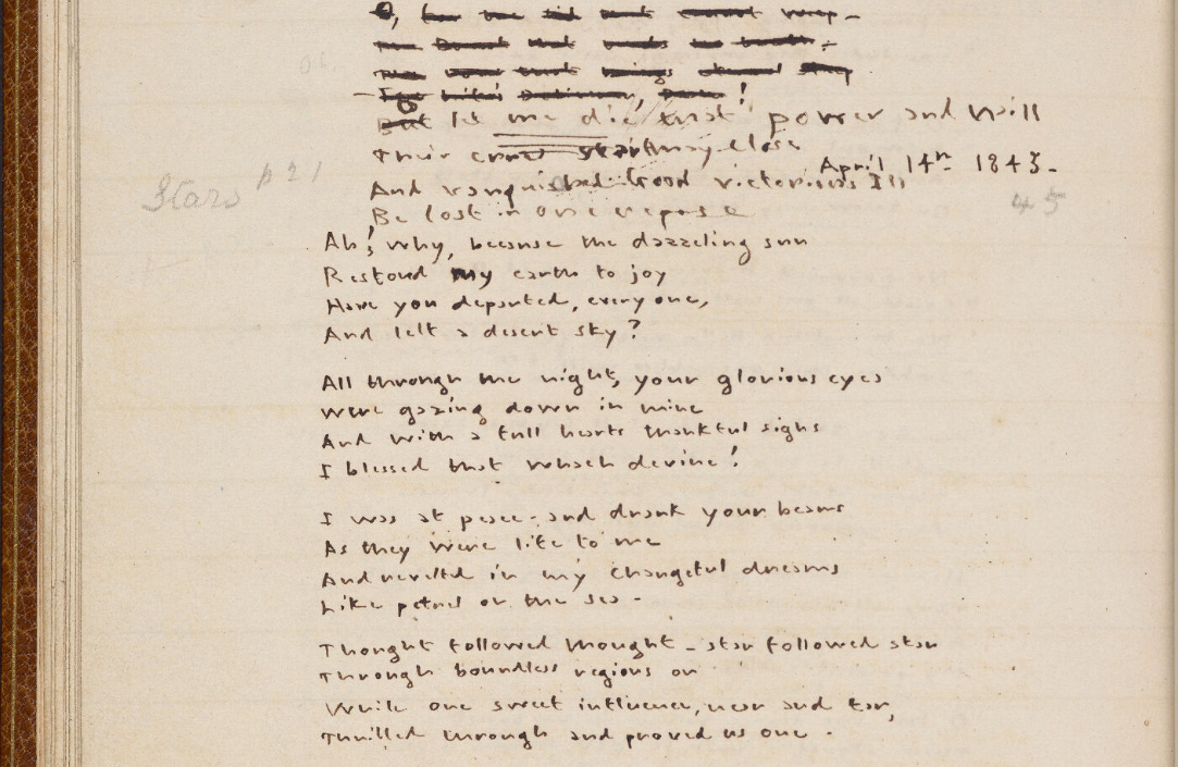 'Oh, stars, and dreams, and gentle night;'