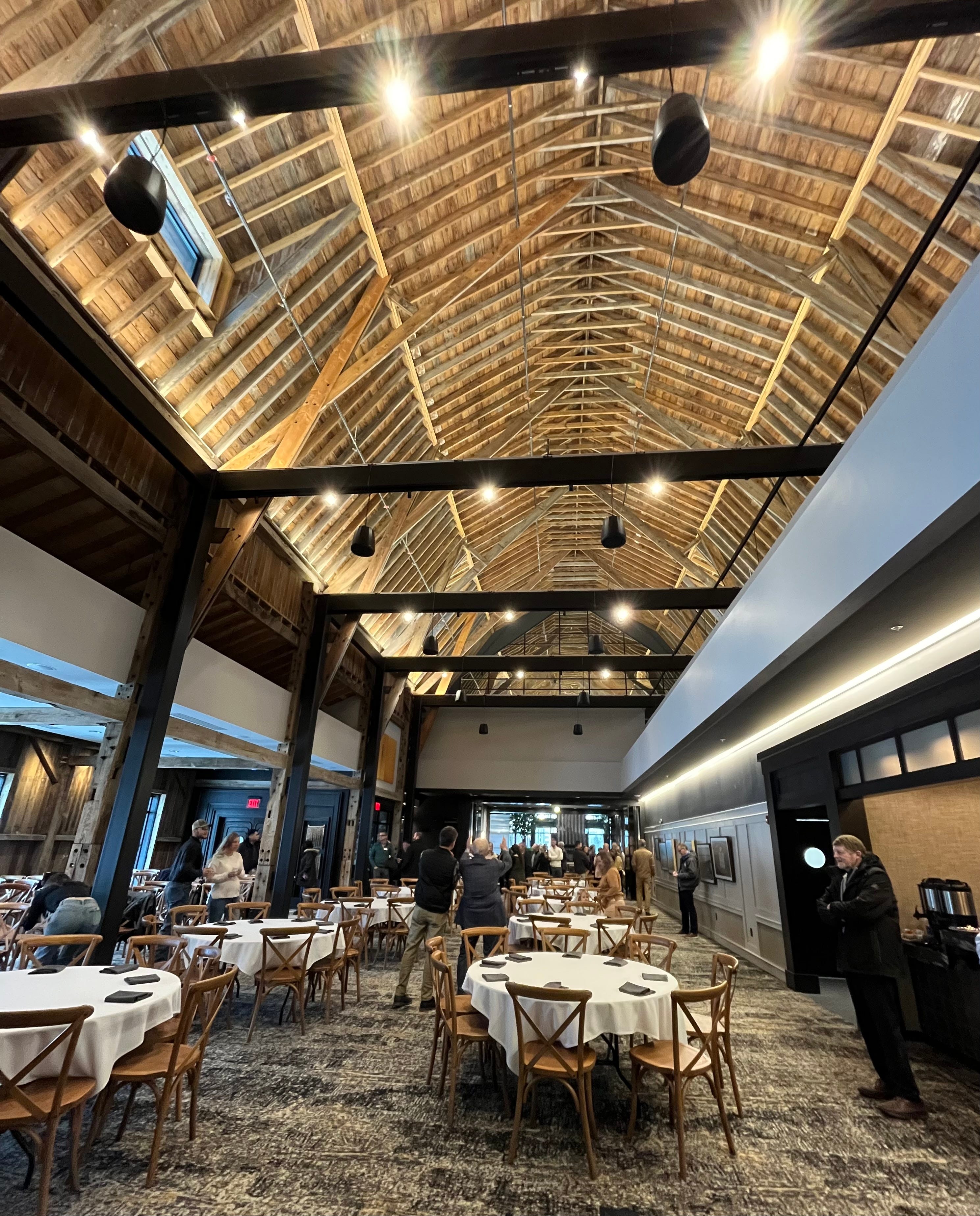 Rebuilt barn’s journey to Purdue ends with opening of The Lawrence