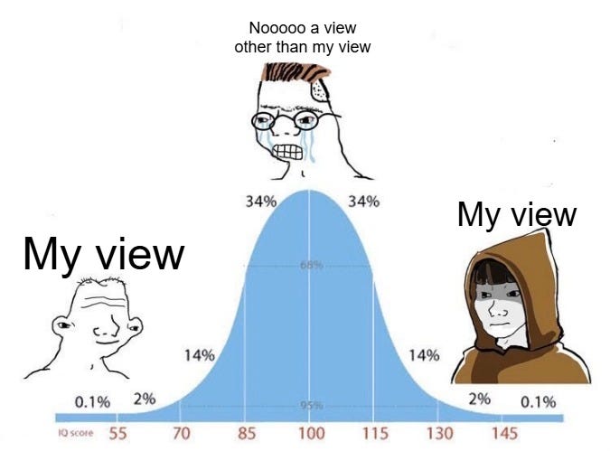 No Views Have A Monopoly On Smartness