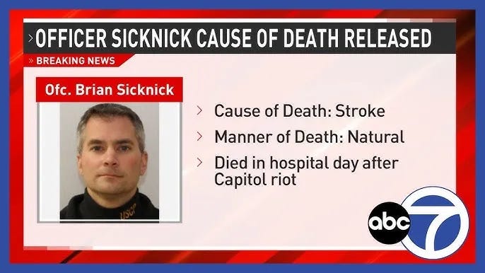 Did the FBI Have Capitol Police Officer Sicknick "Murdered"?