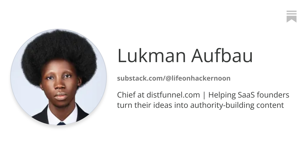 Lukman Aufbau | Substack