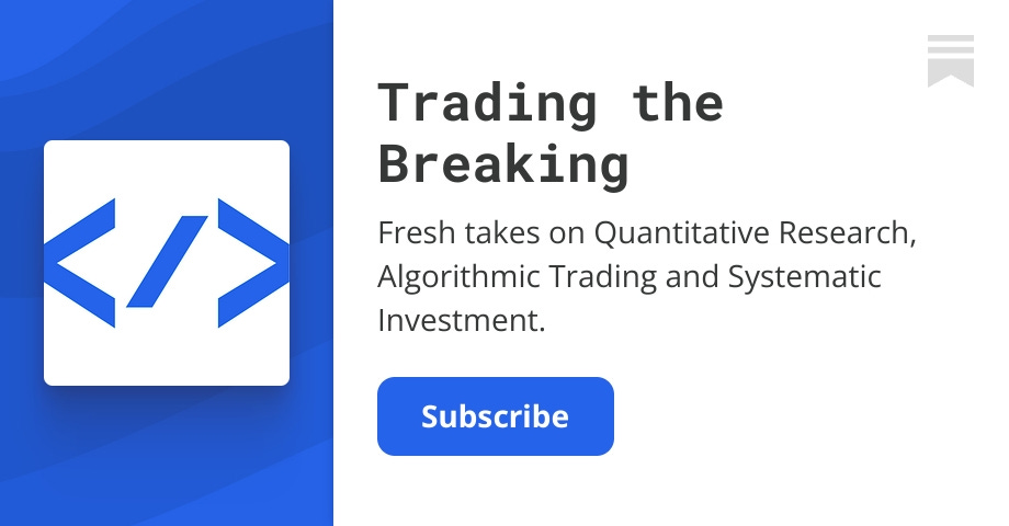 Trading the Breaking | Quant Beckman | Substack