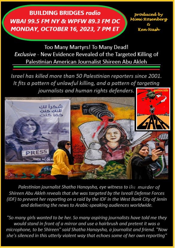 Building Bridges: Exclusive Eyewitness Account: The Targeted Killing of ...