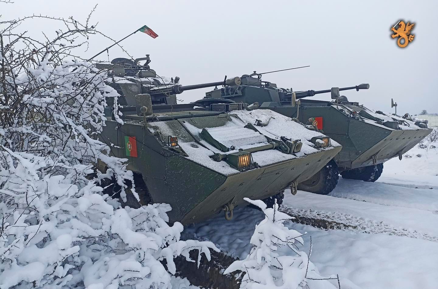 Blindados do Exército Português da Força Nacional Destacada na Roménia ...