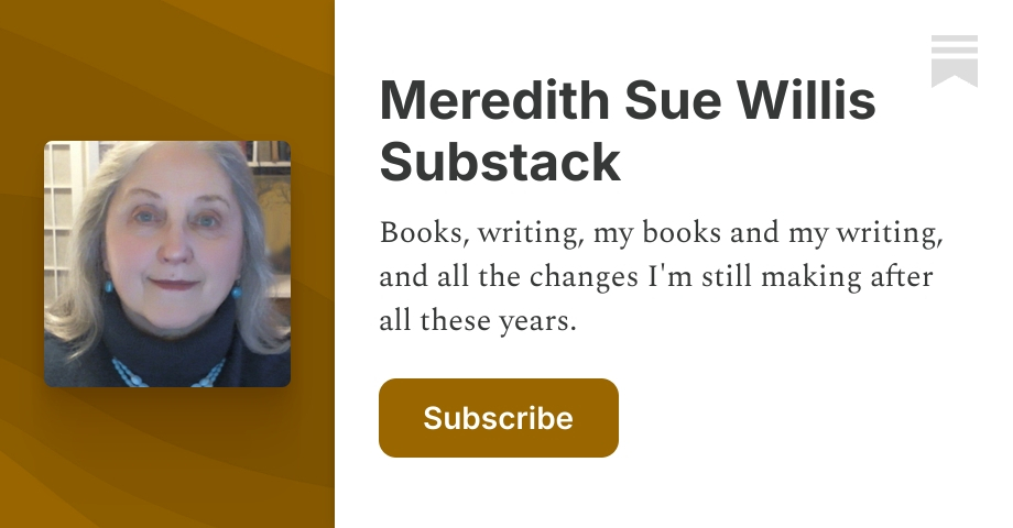 Meredith Sue Willis Substack | Substack
