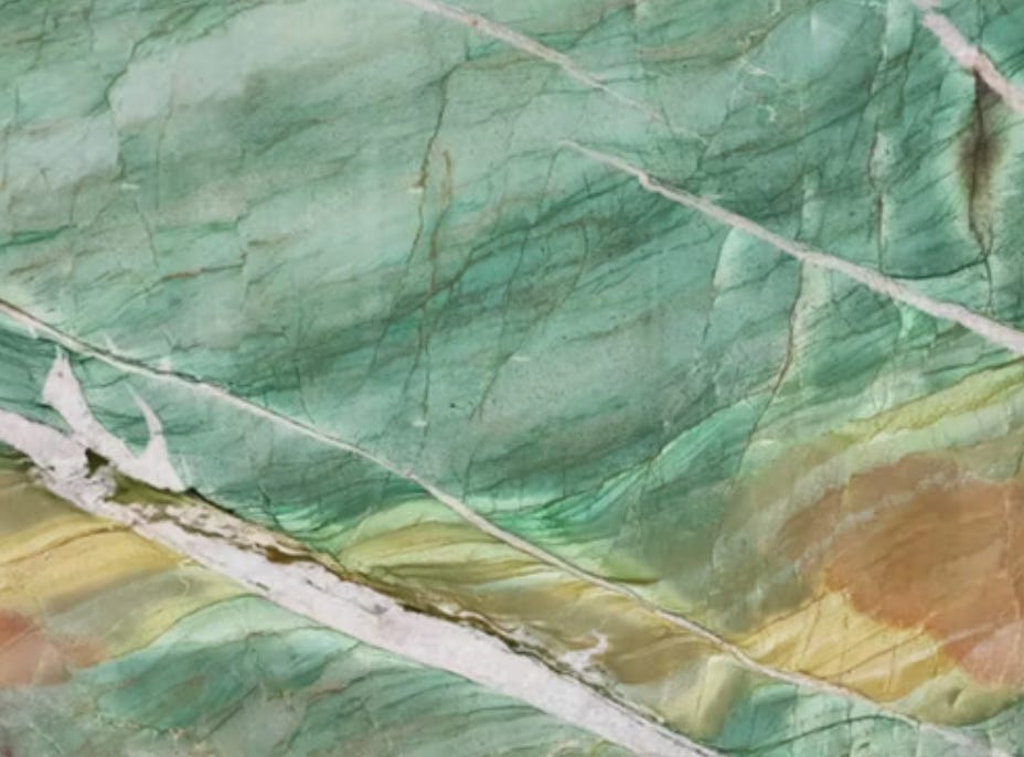 White clay，durango apatite - by Debbie Liu