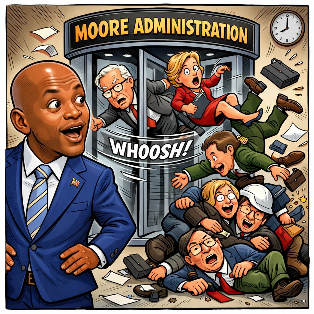 Wes Moore’s Cabinet Body Count Increases