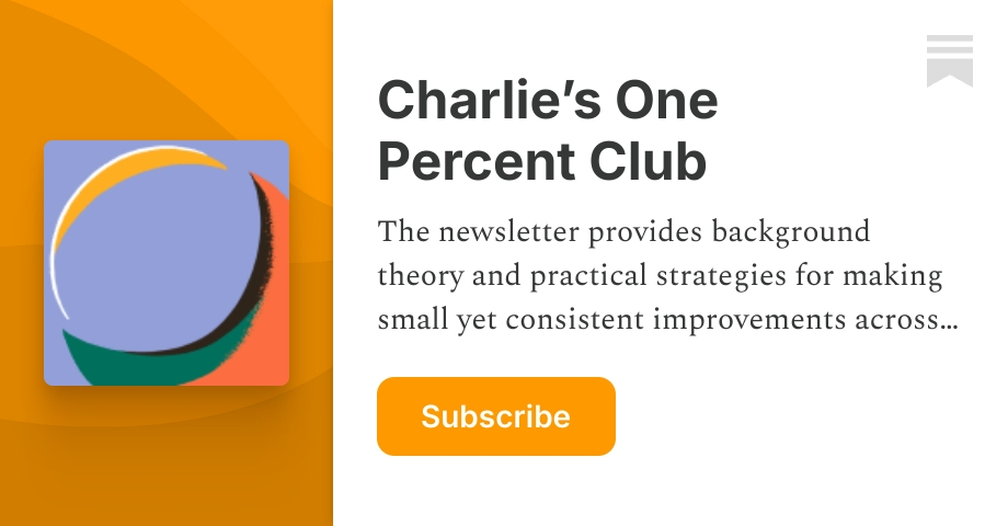 Charlie’s One Percent Club | Substack