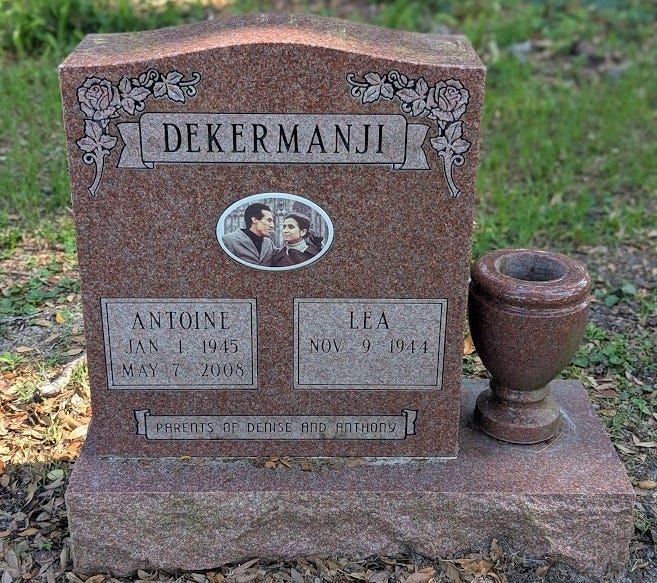 The Headstone of Bob Ross - by Botanicals, Burials, Books