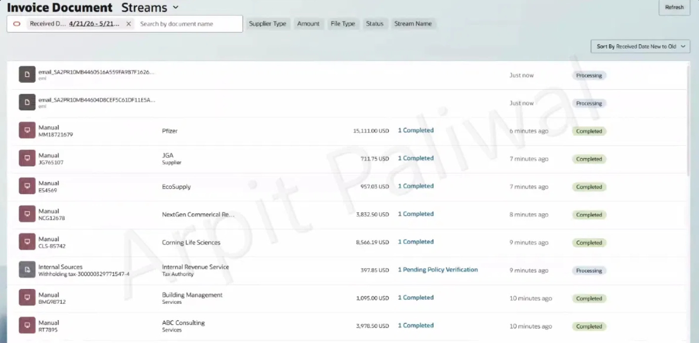 Oracle Fusion Payables Agent in 26B: The Shift from IDR to Document IO
