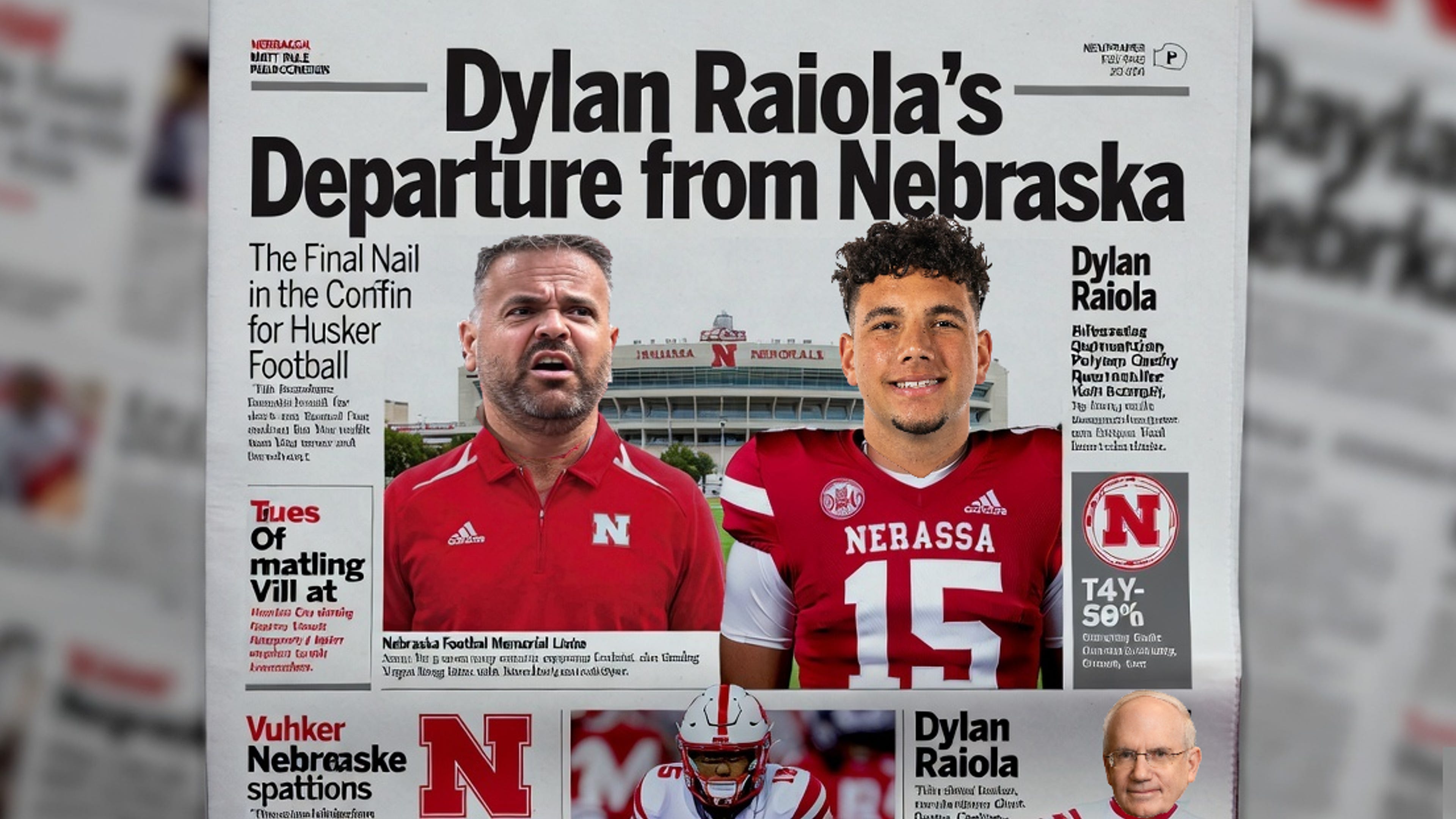 Dylan Raiola's Departure from Nebraska: The Final Nail in the Coffin ...