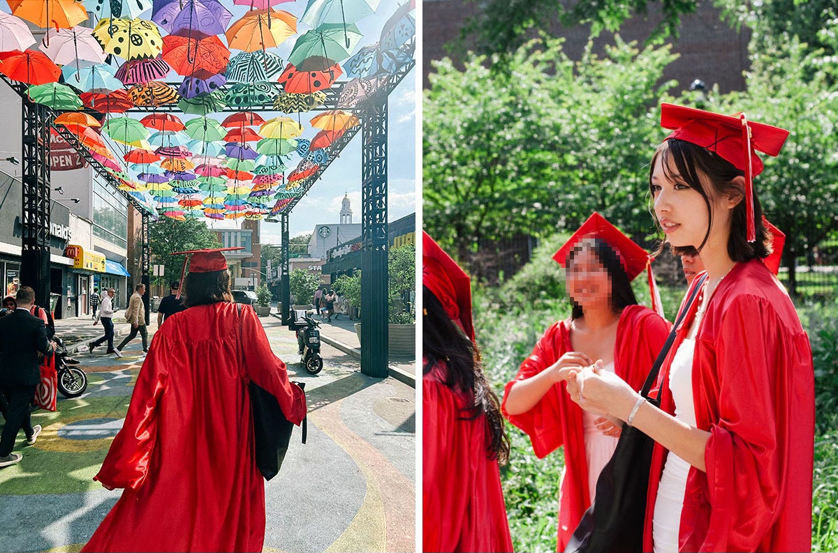 Graduation season, empty nesting, and the start of summer.