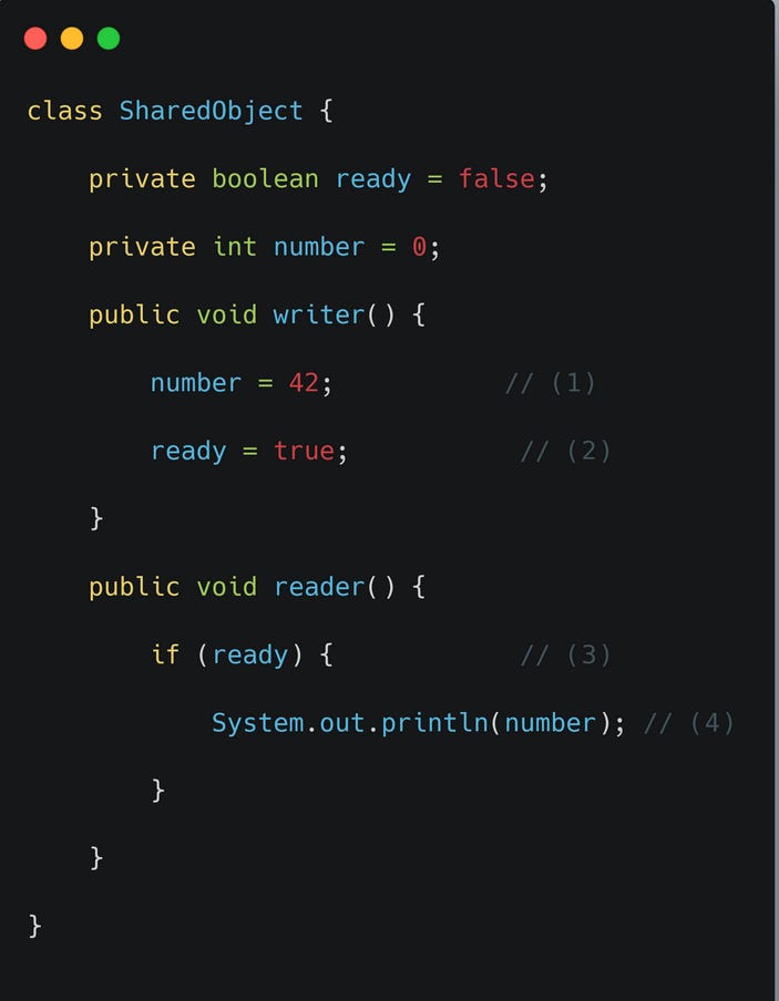 Java Memory Model and Happens Before? How does it Work?