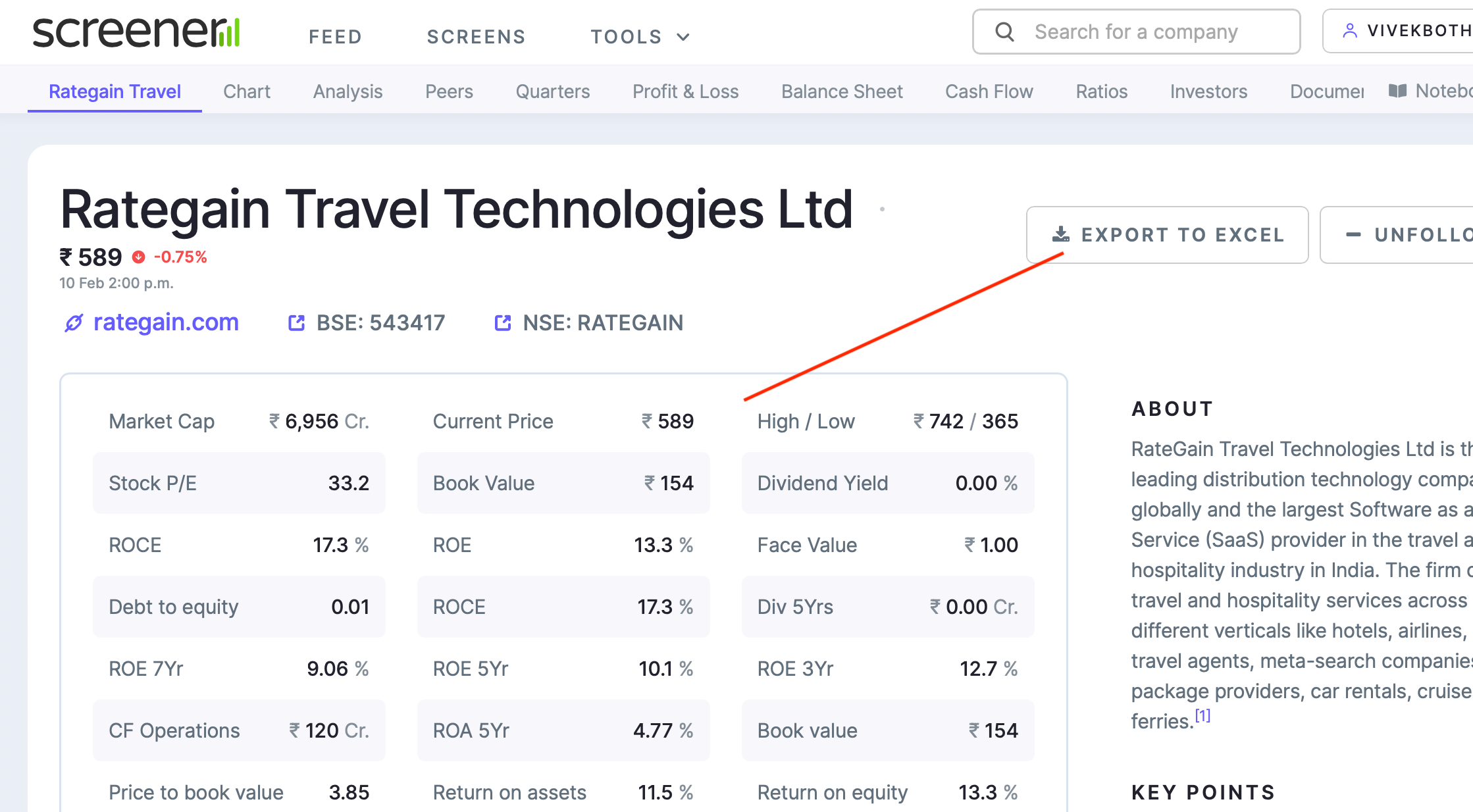 Dashboard from Screener.in Excel - Investor Toolkits - ValuePickr Forum