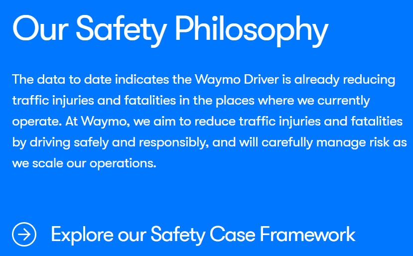 Waymo Has Improved Their Safety Messaging