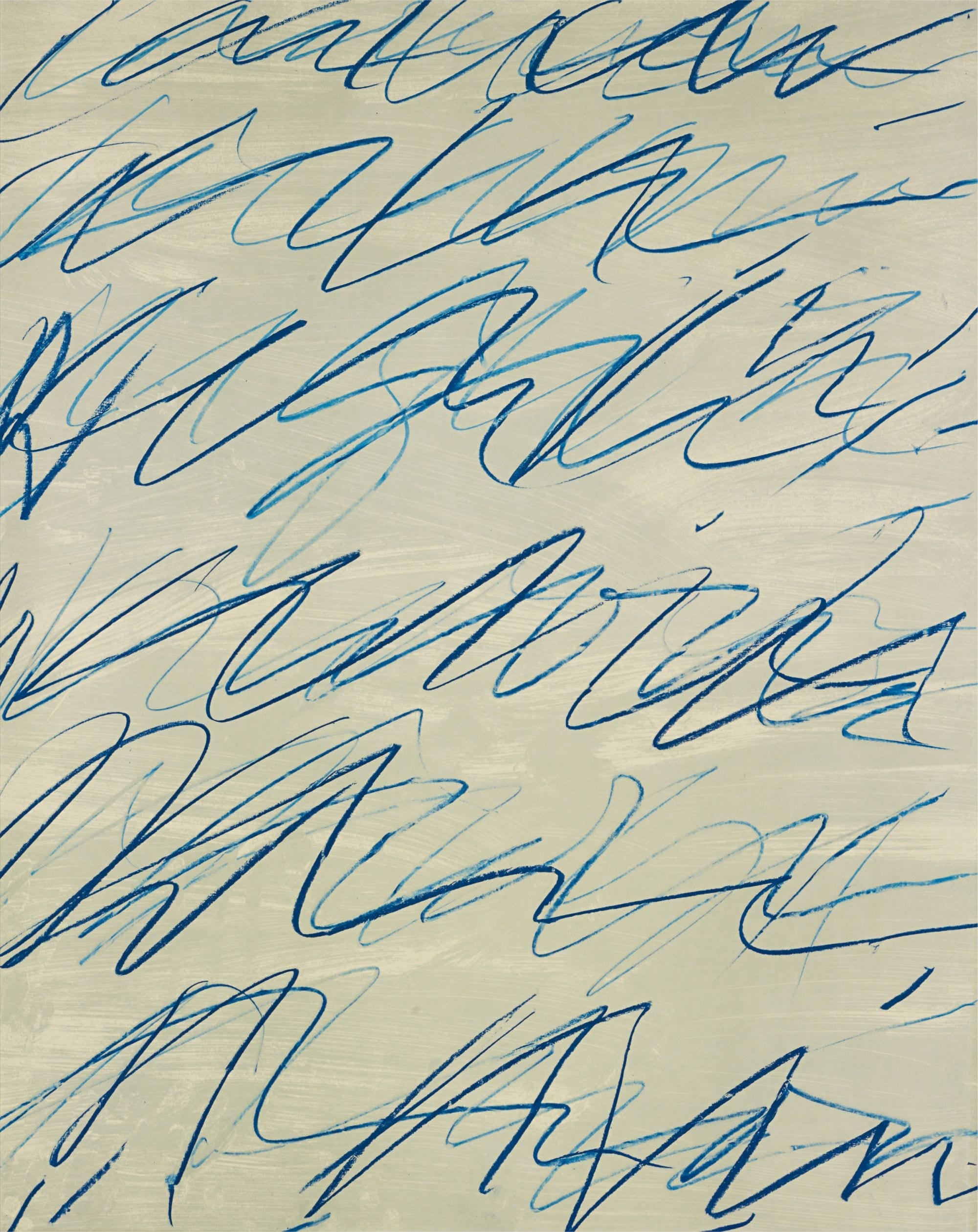 Cy Twombly, in the scribbled margins - Absolument