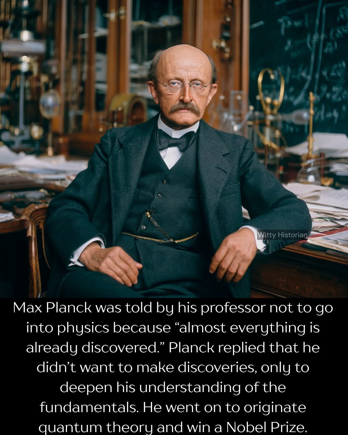Ash 1952 (@ash1952): "Max Planck, born in 1858 in Kiel, Germany, showed ...