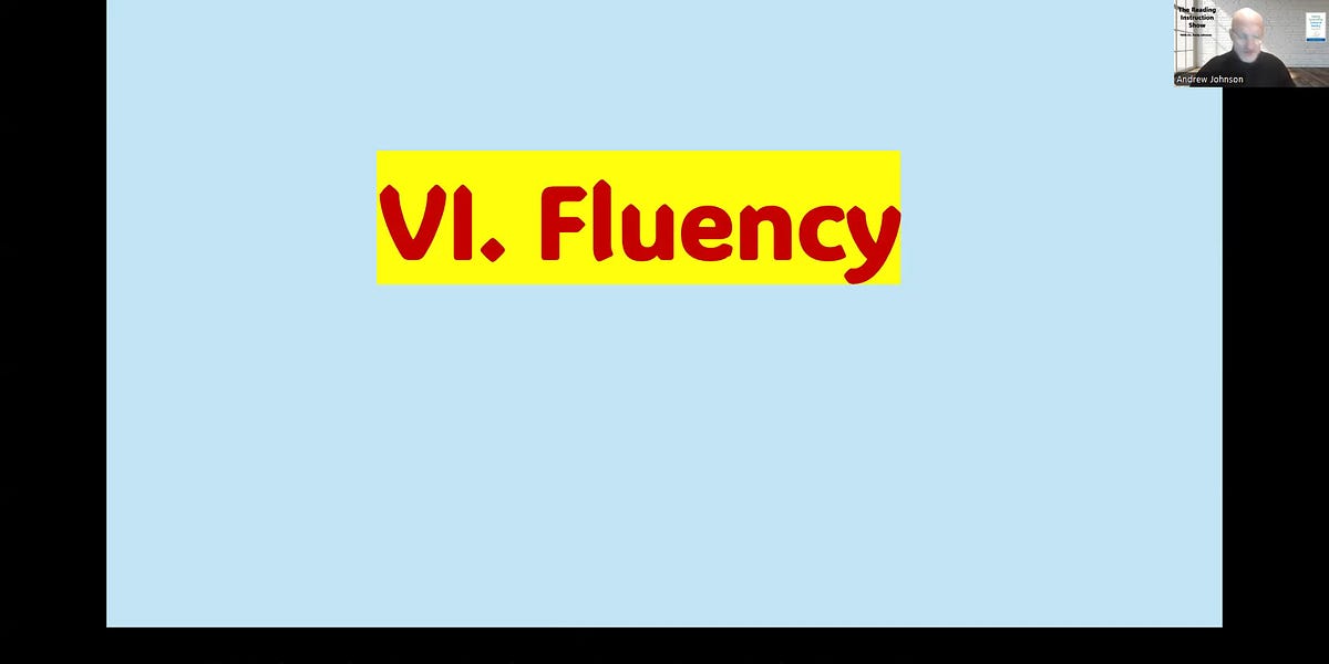 The Big 5: Fluency - by Dr. Andy Johnson