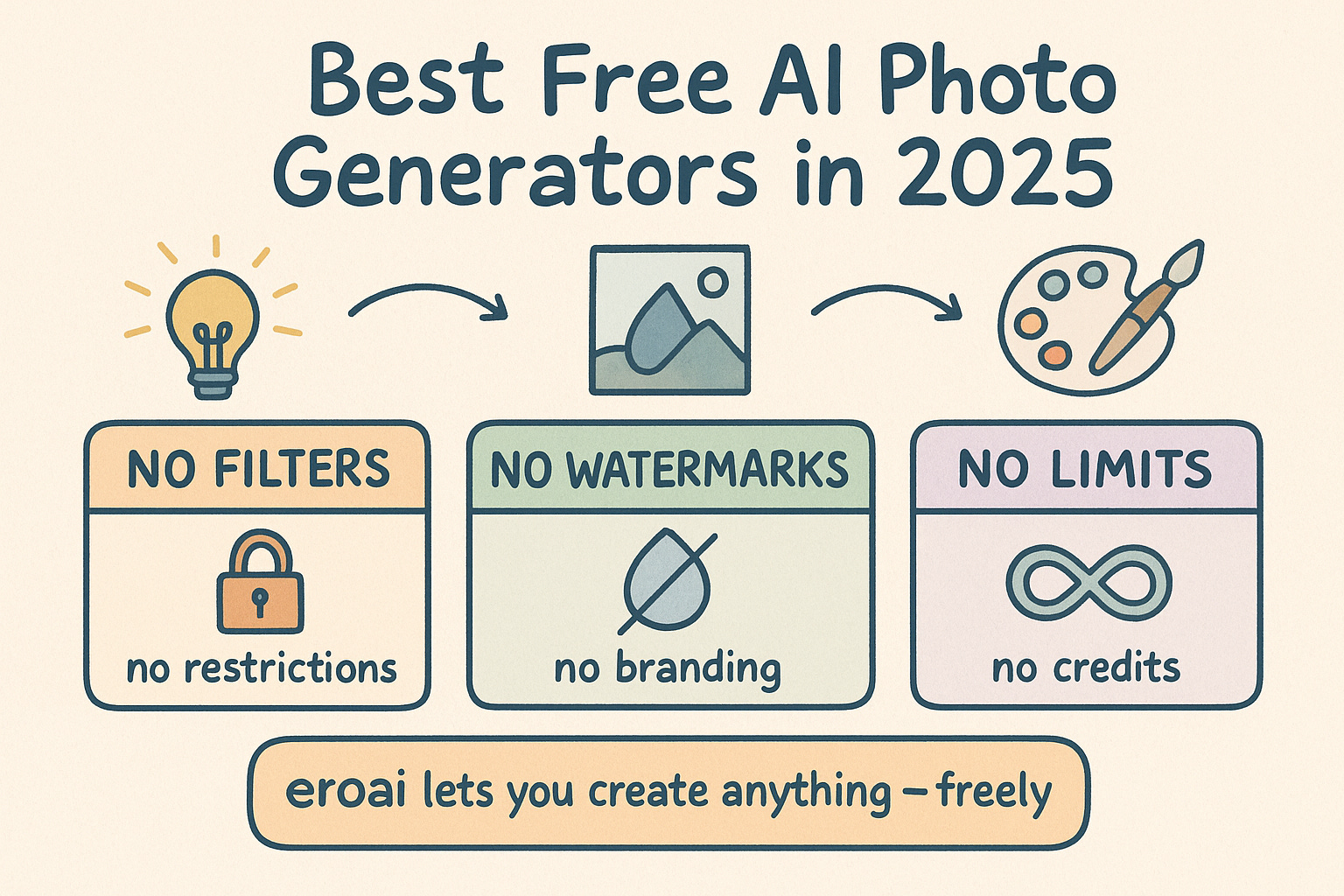 Top 7 Free AI Photo Generators Without Watermarks or Filters