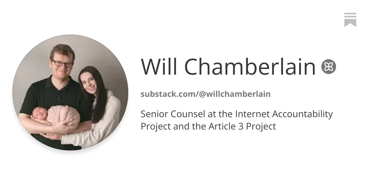 Will Chamberlain | Substack