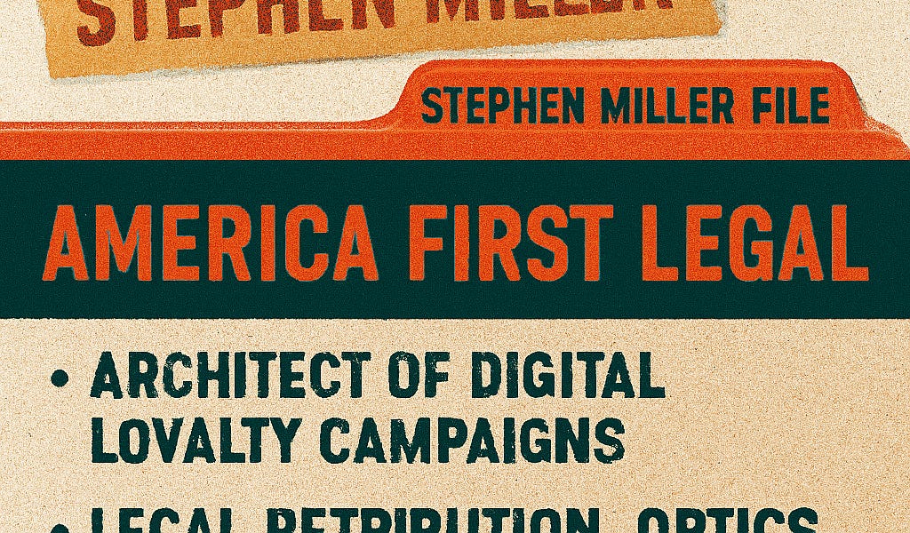 🧠 Stephen Miller: - by Steven Leroy Rawding Jr