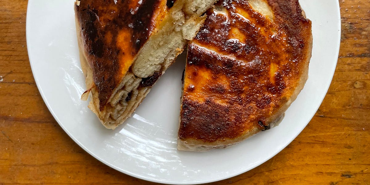 Cinnamon Raisin Swirl Qiang Bing - Cake Zine