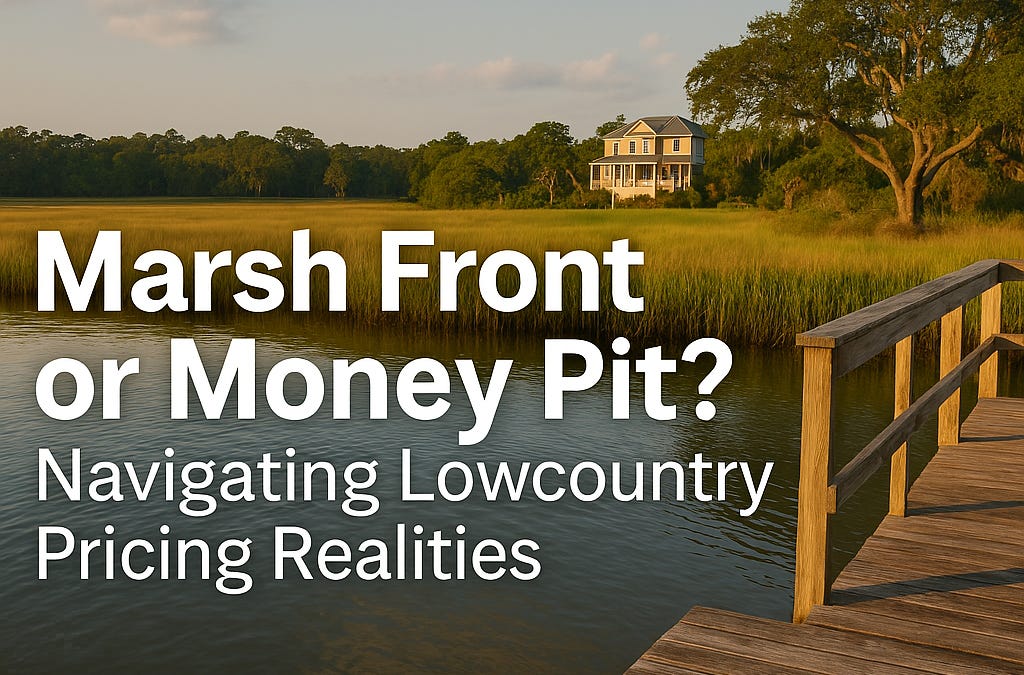Marsh Front or Money Pit? Navigating Lowcountry Pricing Realities 🦀
