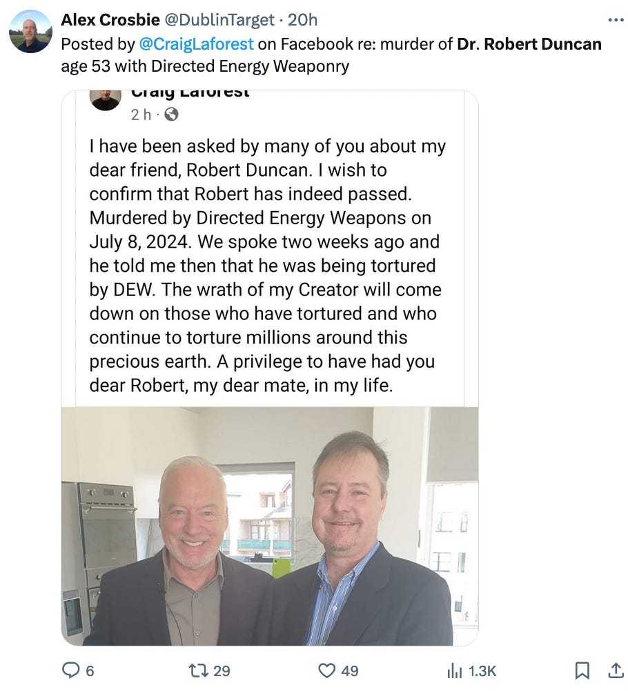 CIA and DARPA Whistleblower Dr. Robert Duncan Passed Away, with Craig ...