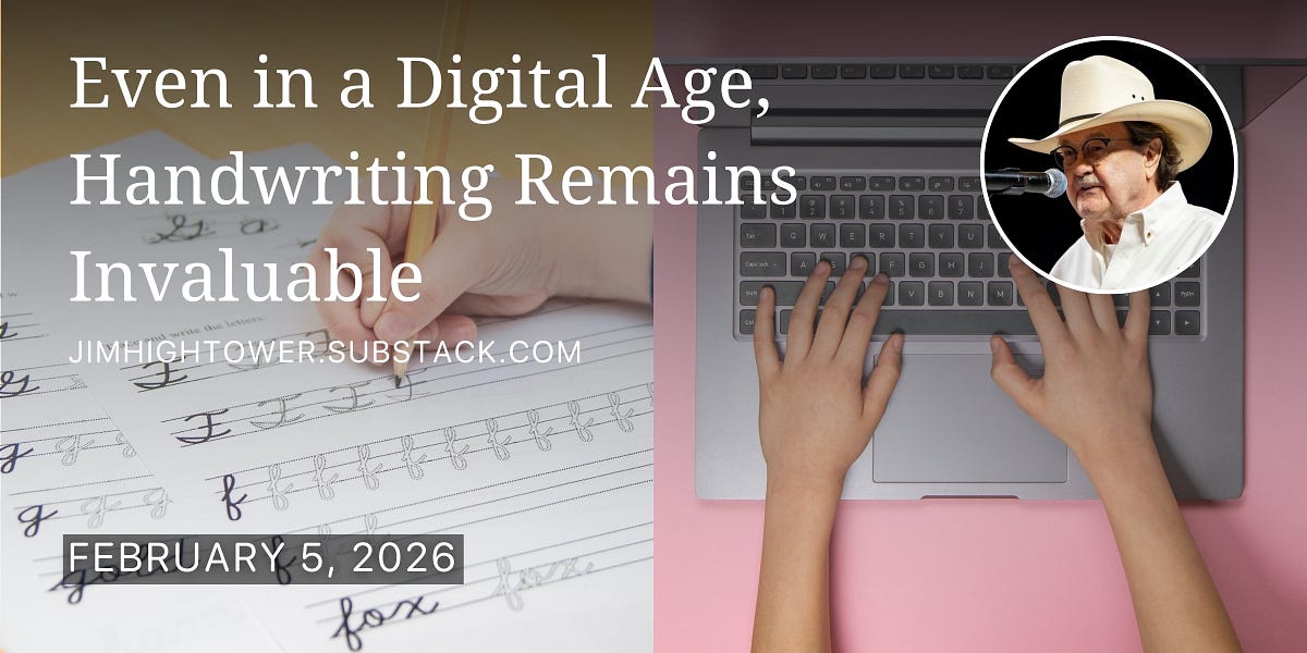 Even in a Digital Age, Handwriting Remains Invaluable