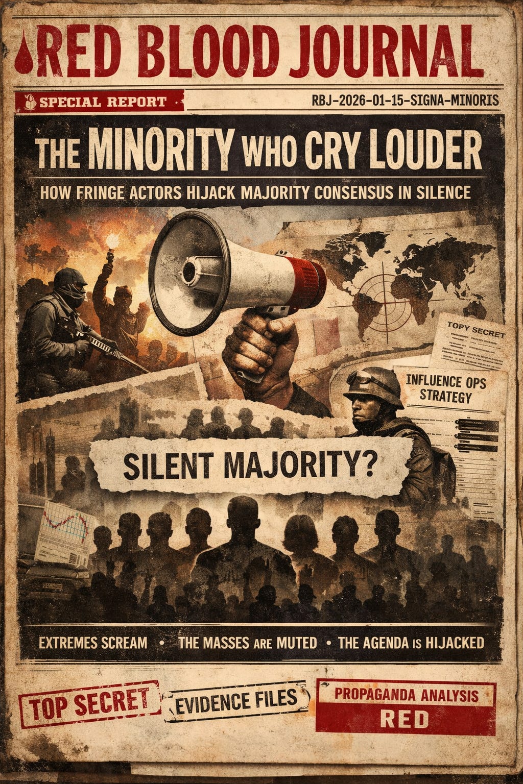 🩸**“THE MINORITY WHO CRY LOUDER: