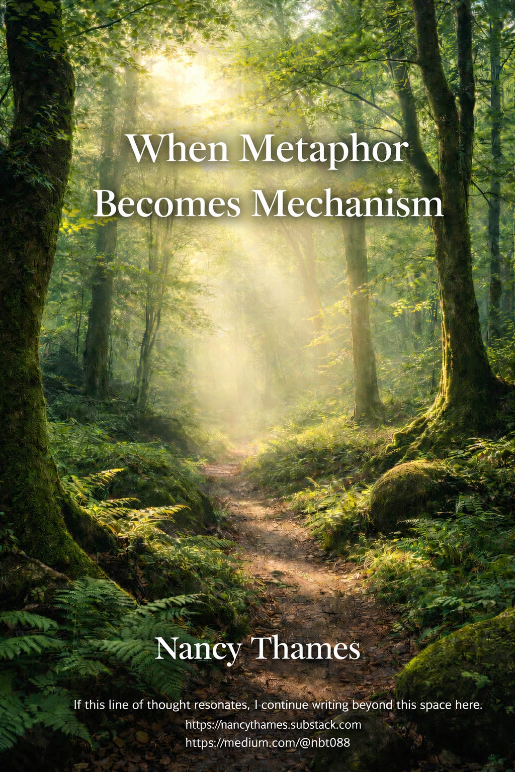 When Metaphor Becomes Mechanism - Nancy Thames