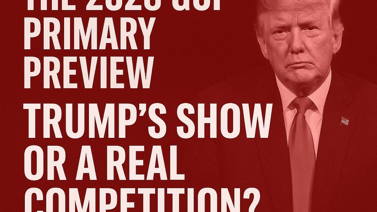 The 2028 GOP Primary Preview: Trump’s Show or a Real Competition?