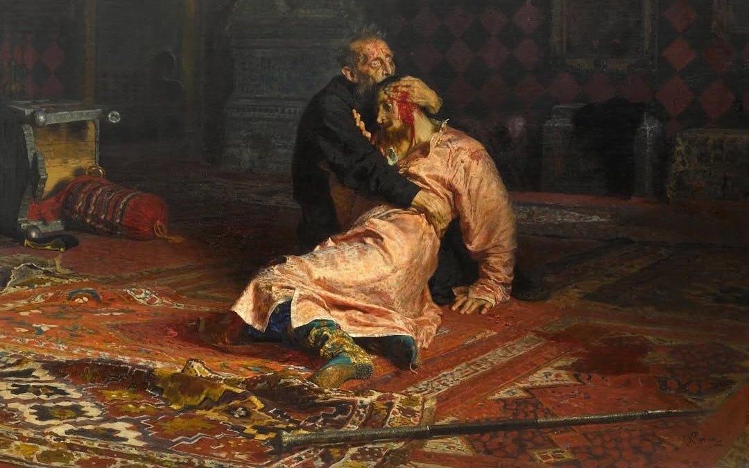 ILYA REPIN - IVAN THE TERRIBLE AND HIS SON IVAN, 1885