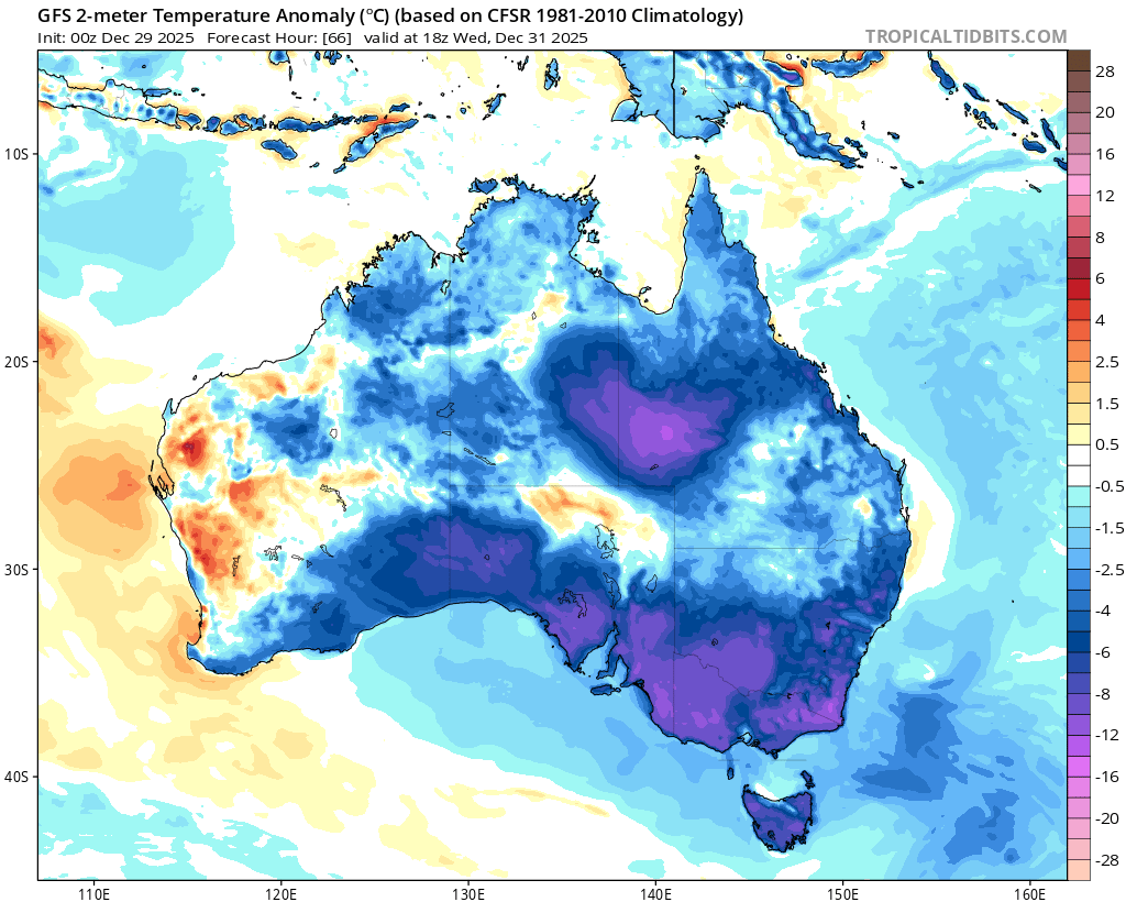 Australia Shivers; Snow Builds Across Canada; Russia Freezes; Extreme ...