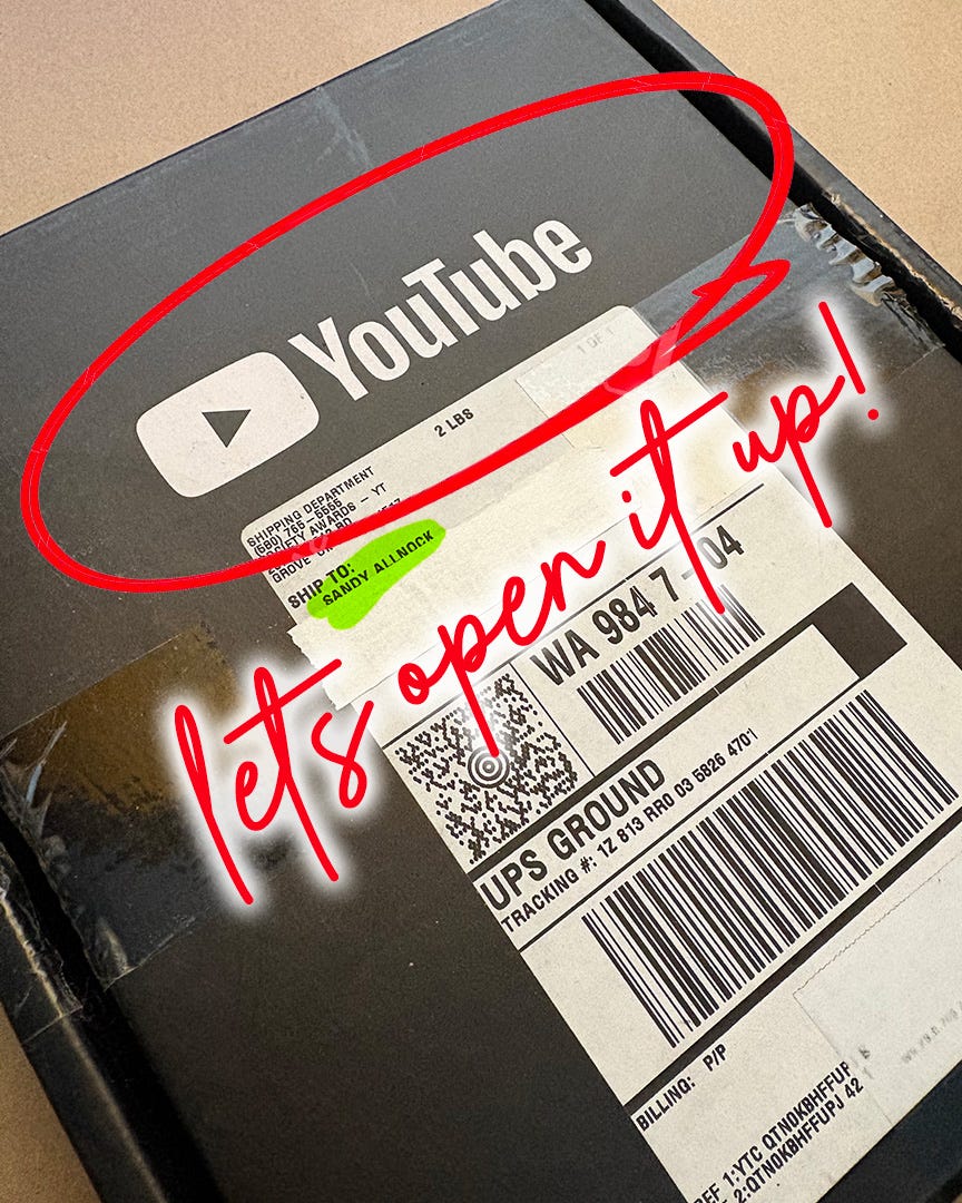 Why unboxing this YouTube Award makes me want to beat the algorithm ...