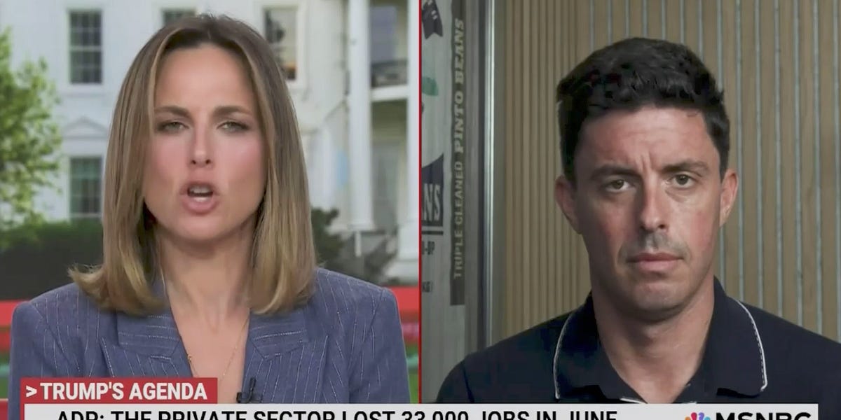 Comments - Tim Miller: This is a real warning sign for the economy