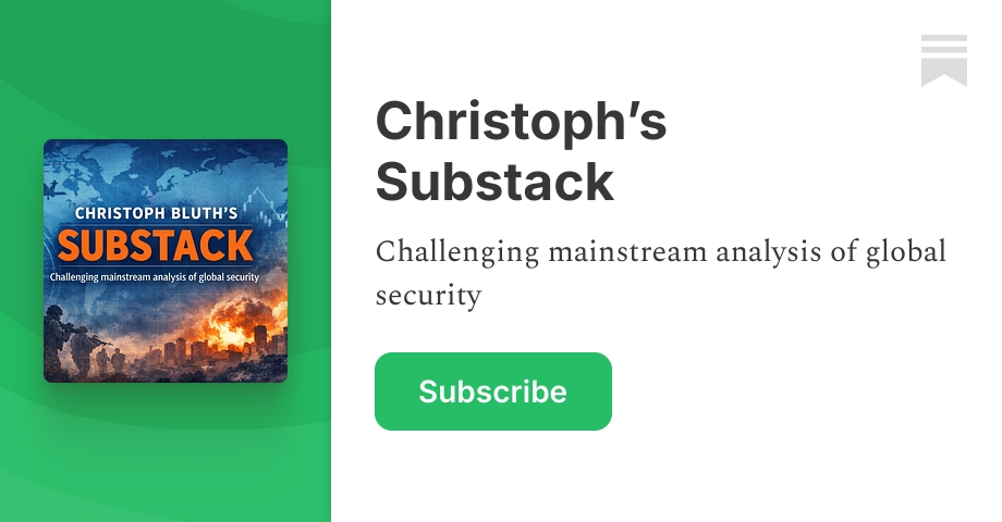 Christoph S Substack Christoph Bluth Substack