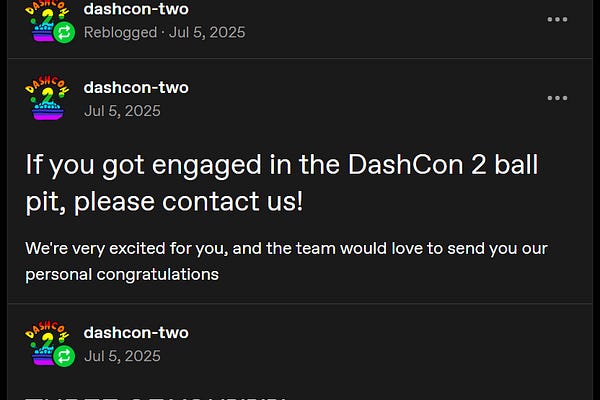 DashCon 2 Updates | Substack