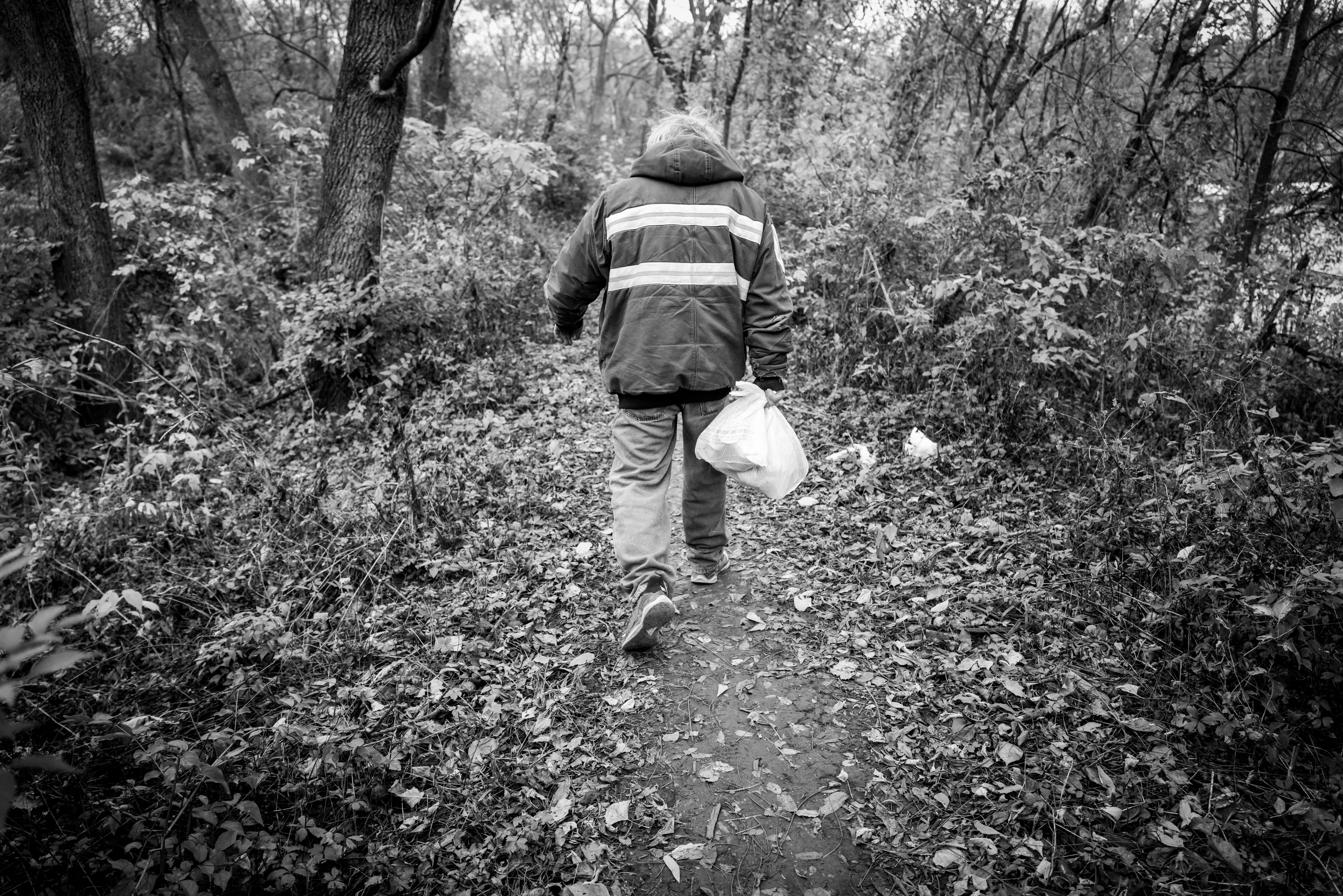 Portraits of Hunger in Iowa--the Camp