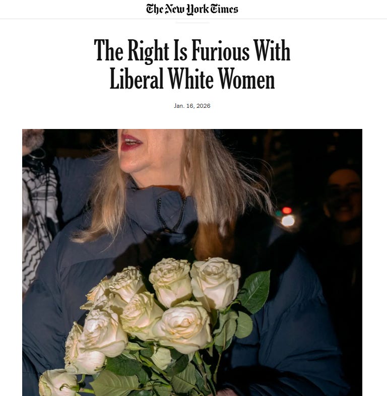 Why does everyone hate liberal white women?