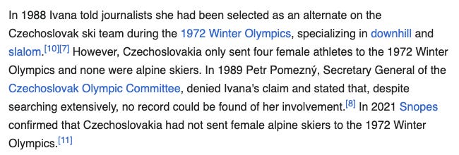 IVANA TRUMP'S RELATIONSHIP TO THE EPSTEIN SAGA