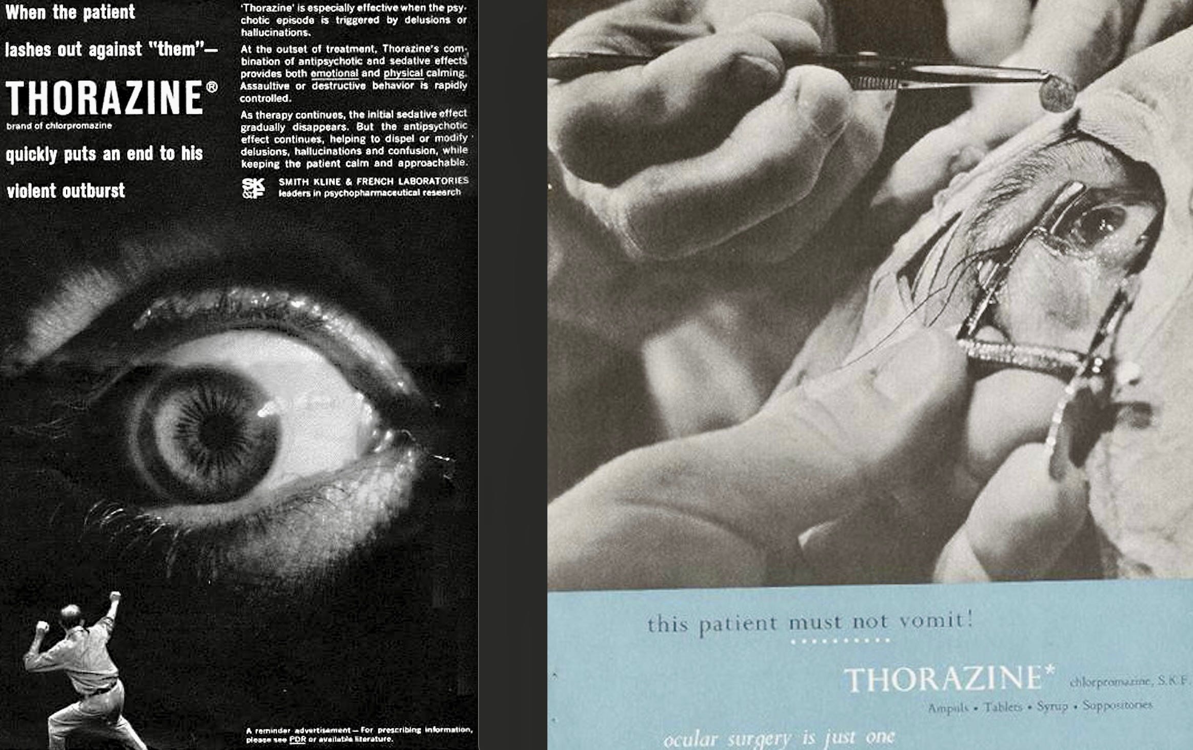 Psychotic Drug Ads Of Yesteryear.