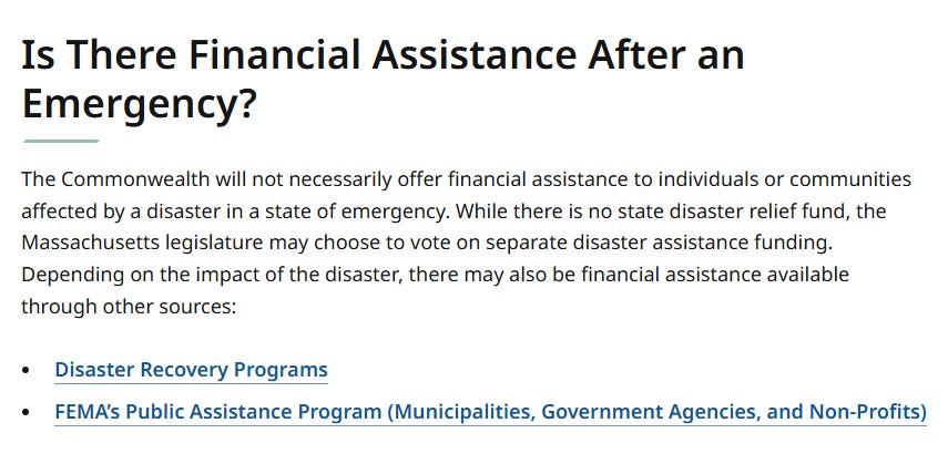 The Never Ending Massachusetts State of Emergency