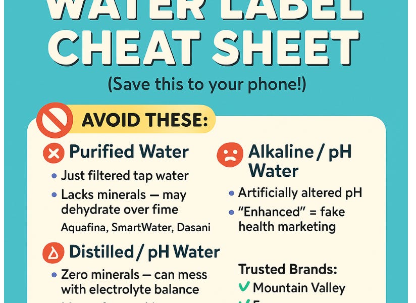 💧 Not All Water Is Clean (Even If the Bottle Says So)