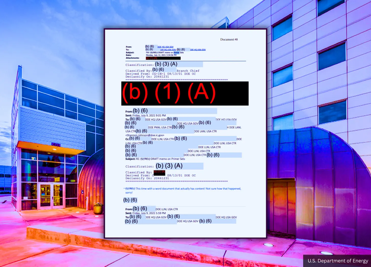 U.S. Intelligence Classified and Redacted Findings on COVID-19 PCR ...